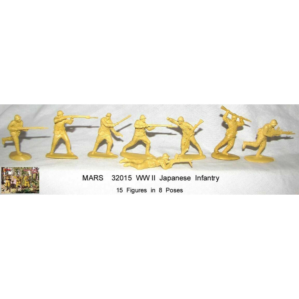 Mars Figures 32015 - 1/32 Japanese Infantry WWII (15 figures), scale ...