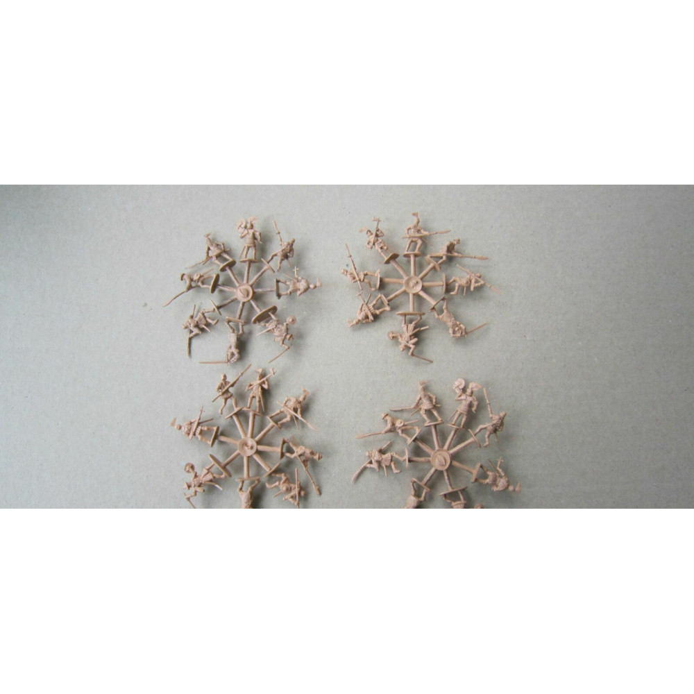 BURGUNDIAN INFANTRY AND KNIGHTS, 15 CENTURY SET 1 KIT 1/72 RED BOX ...