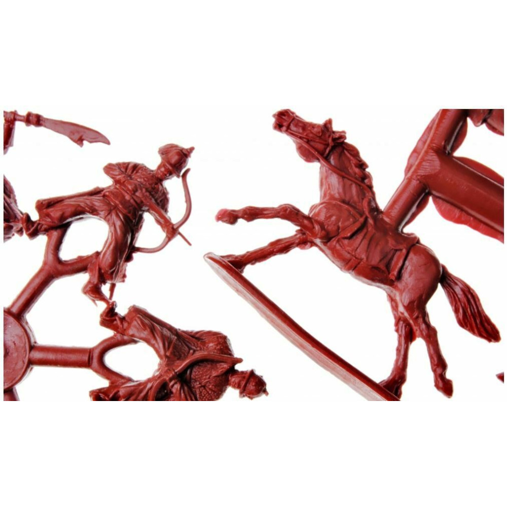 CHINESE MEDIUM CAVALRY. 16-17 CENTURY PLASTIC MODEL KIT 1/72 RED BOX ...