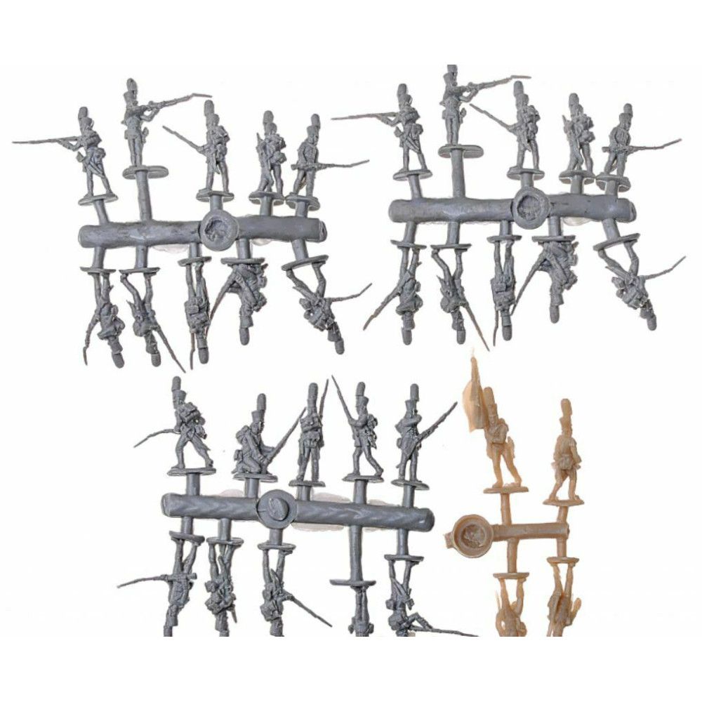 NAPOLEONIC WARS RUSSIAN GUARD INFANTRY 1804-1807 KIT 1/72 RED BOX 72129 ...