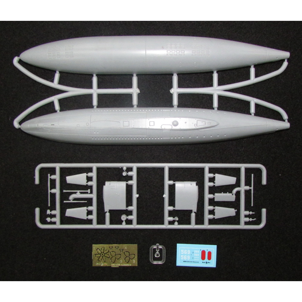 Micro-mir 350-036 - 1/350 MM 350-036 USS Albacore, scale plastic model ...