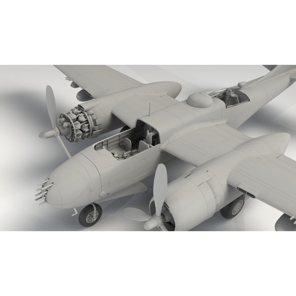 ICM 48281 - B-26B-50 Invader, Korean War American bomber 1/48 scale ...