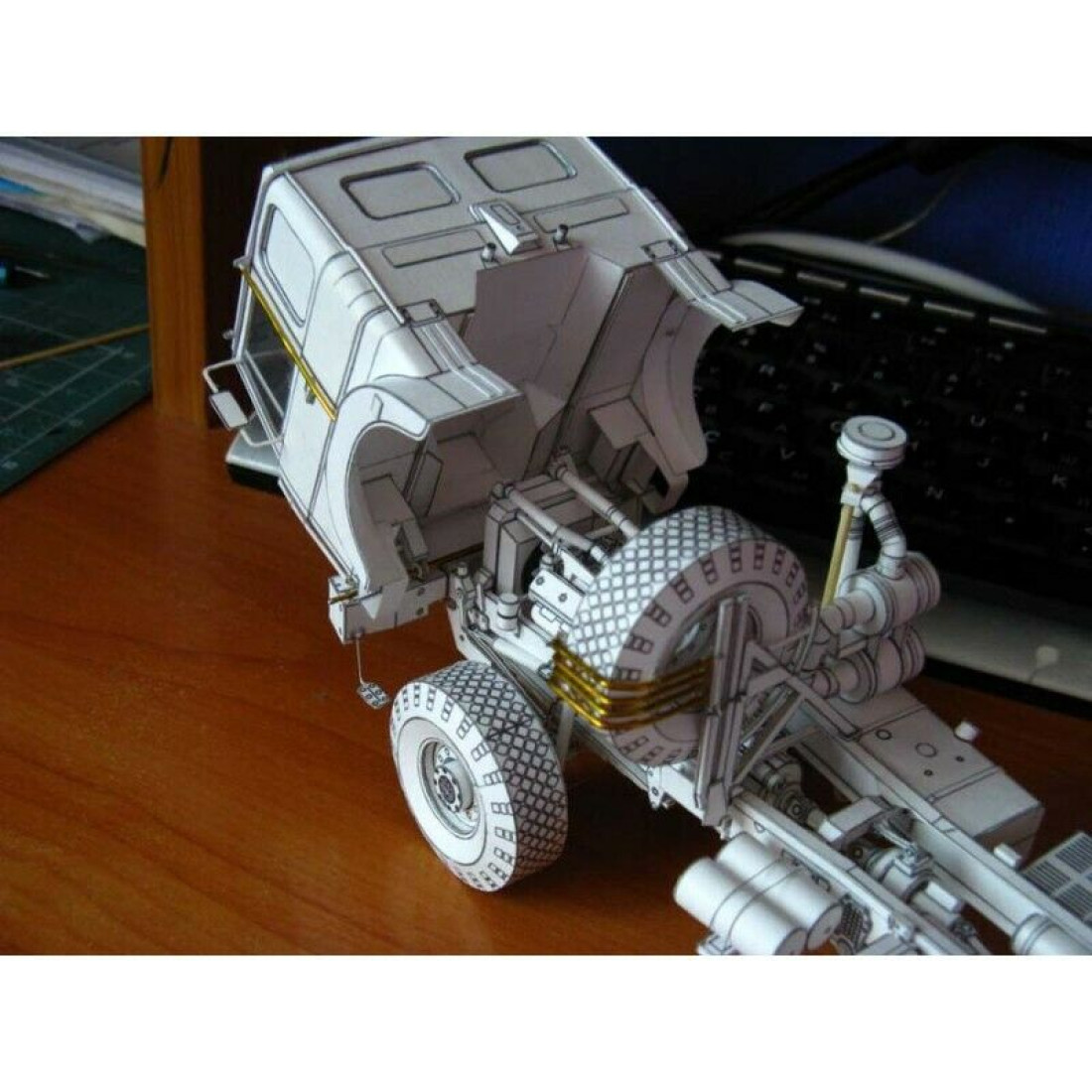 Paper Model Kit Car MAZ-6317 1/32 Orel 270 Civil Engineering, Belarus ...