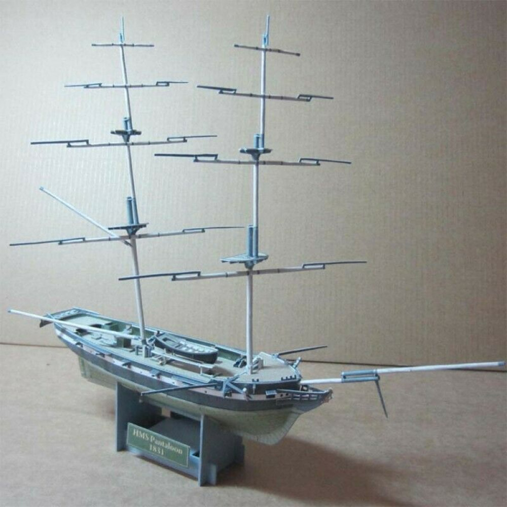 Paper Model Kit Brig "Pantaloon" 1/200 Orel 271 Navy, United Kingdom ...