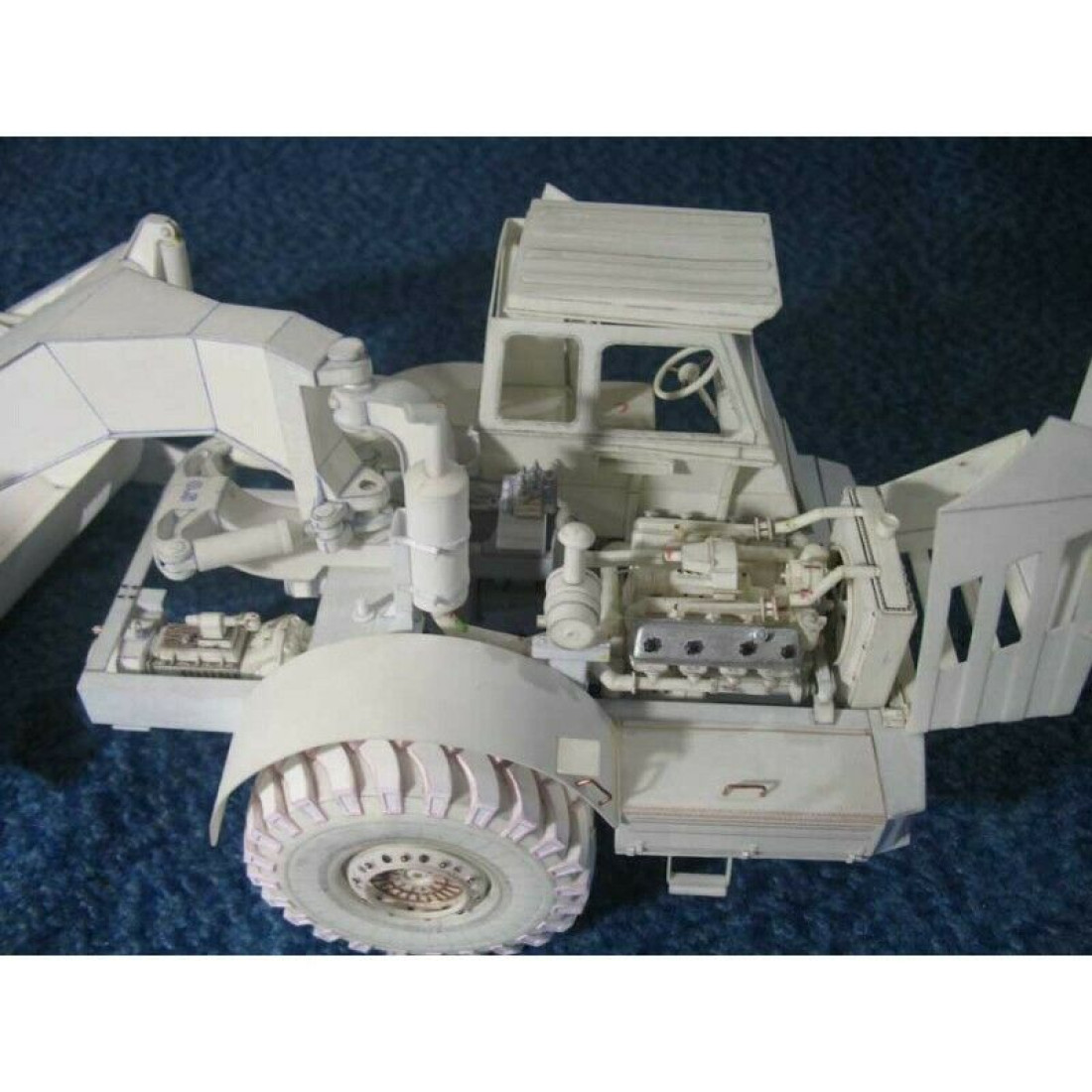 Paper Model Kit Monoaxial tractor MoAZ-546P 1/25 Orel 273 Civil ...