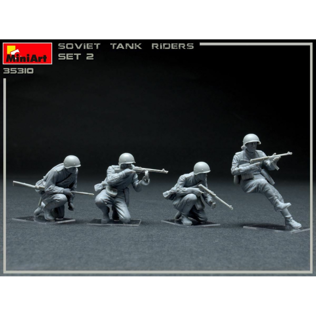 MINIART 35310 - 1/35 - SOVIET INFANTRY TANK RIDERS SET 2 (4 figures ...