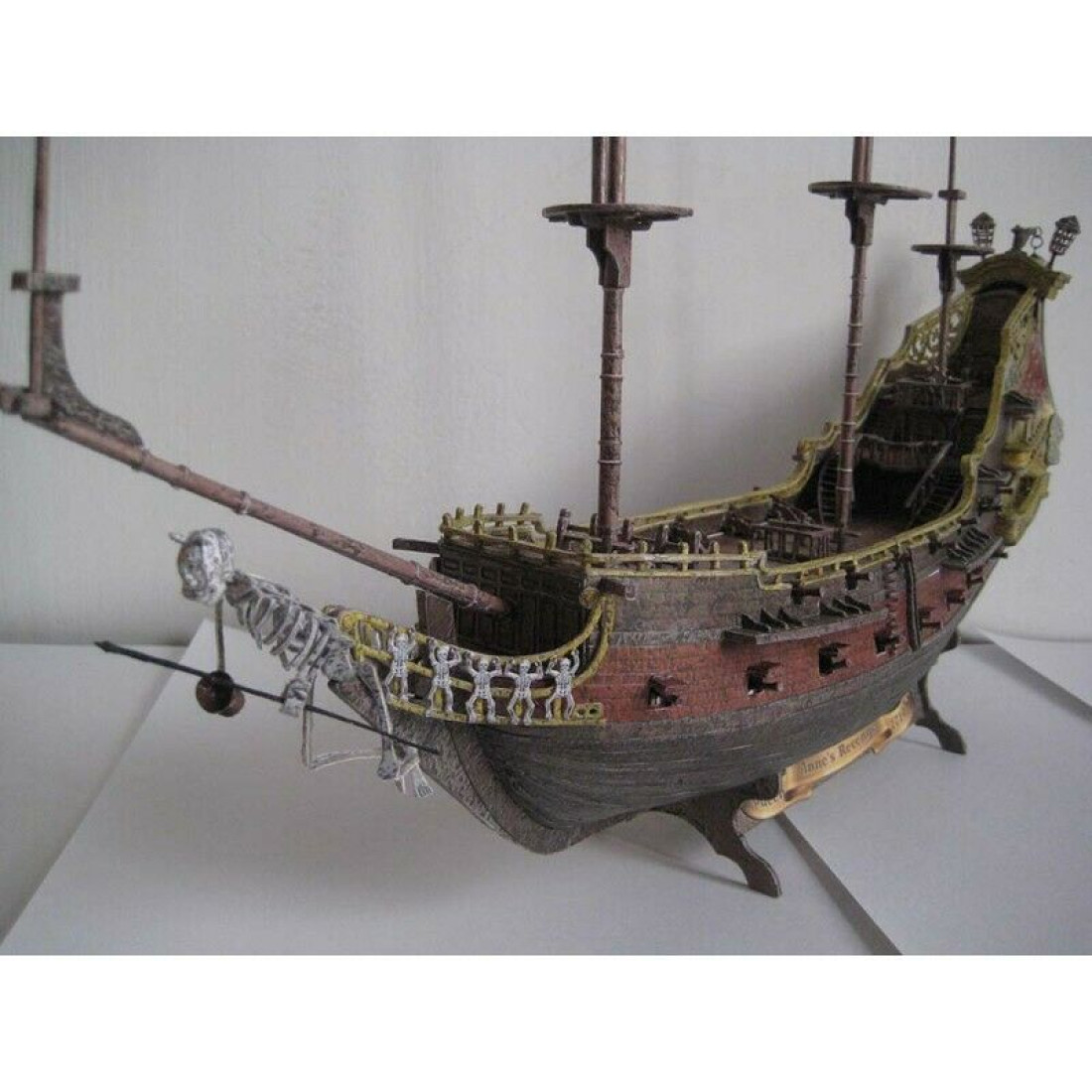 Paper Model Kit Galleon "Queen Anne Model Kit Paper model kit | plastic ...
