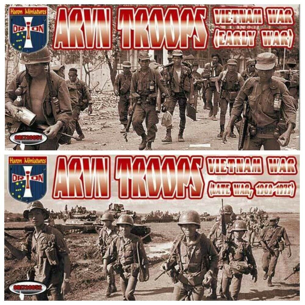 Bundle lot of Orion 72051+72052 Vietnam War ARVN troops late+early war1 ...