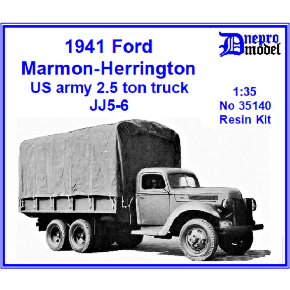 Dnepro Model DM35140 1/35 1941 Ford Marmon-Herrington US army 2.5ton truck JJ5-6 1/35 1941 Ford ...