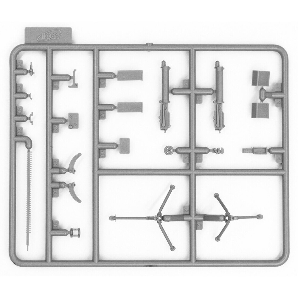 ICM 35712 - 1/35 - British Vickers Machine Gun (Scale model kit) Model ...