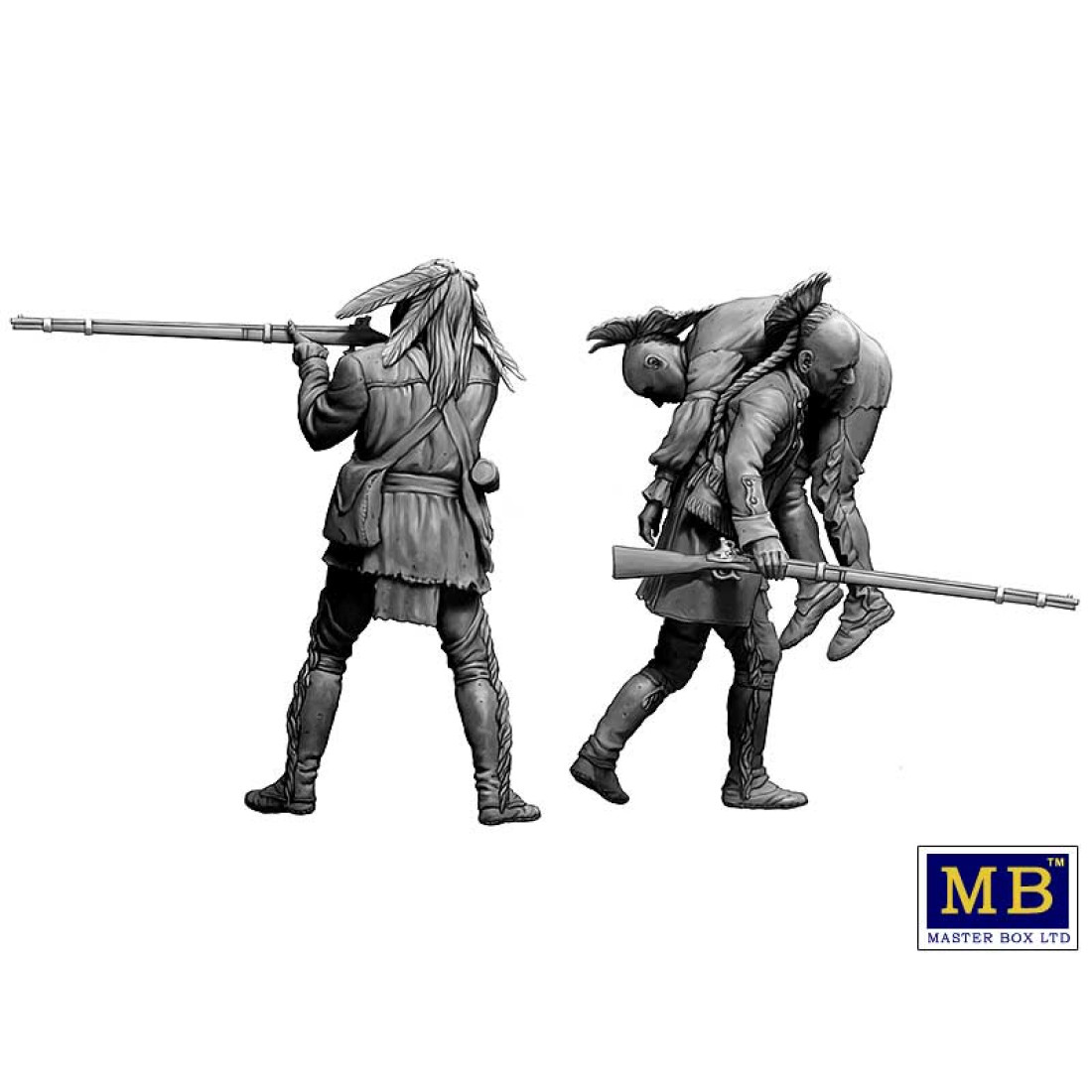 Master Box 35210 - Wounded brother. Indian Wars series, XVIII century ...