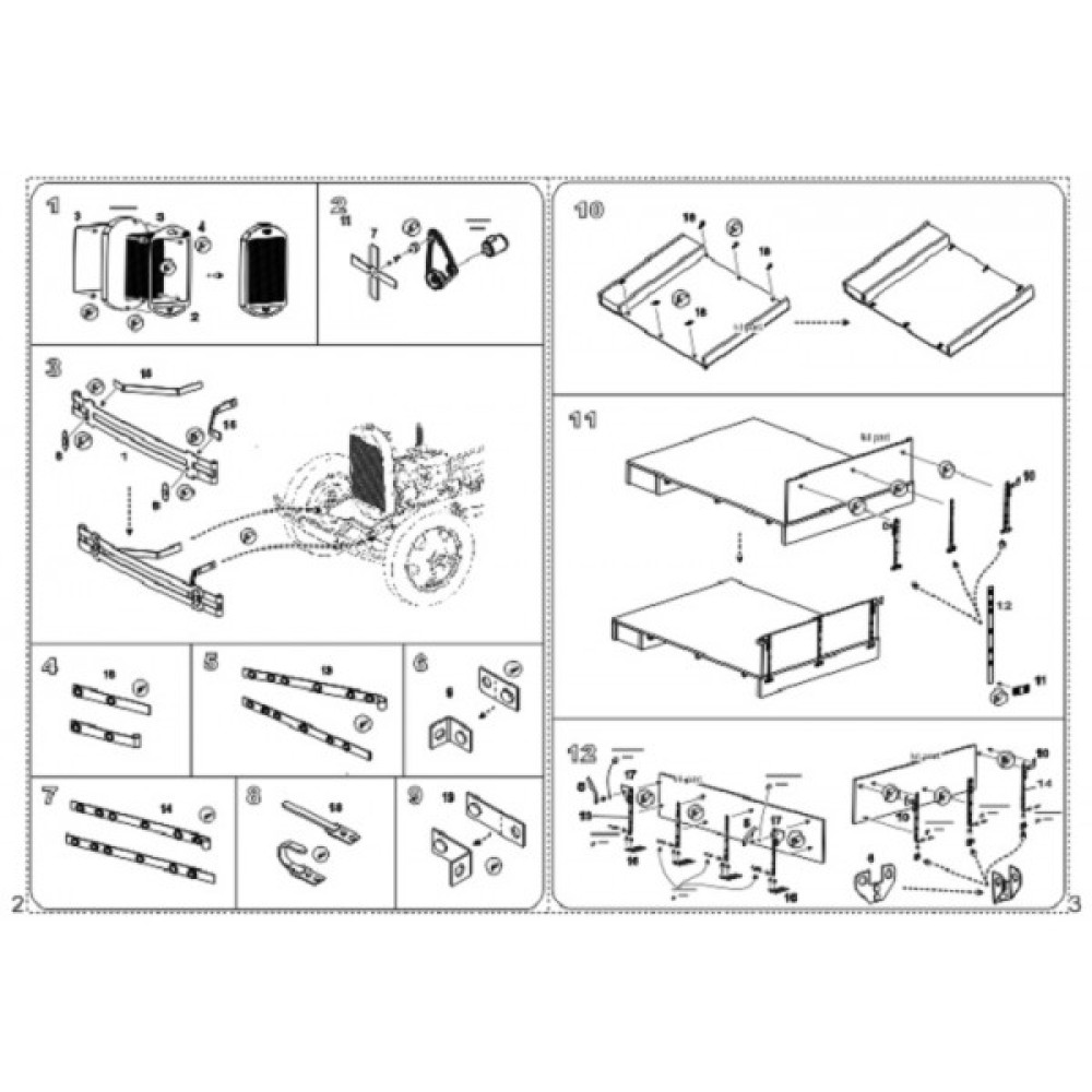 Vmodels 35011 - 1/35 - Photo-etched GAZ-AA A 35011 for MiniArt Model ...
