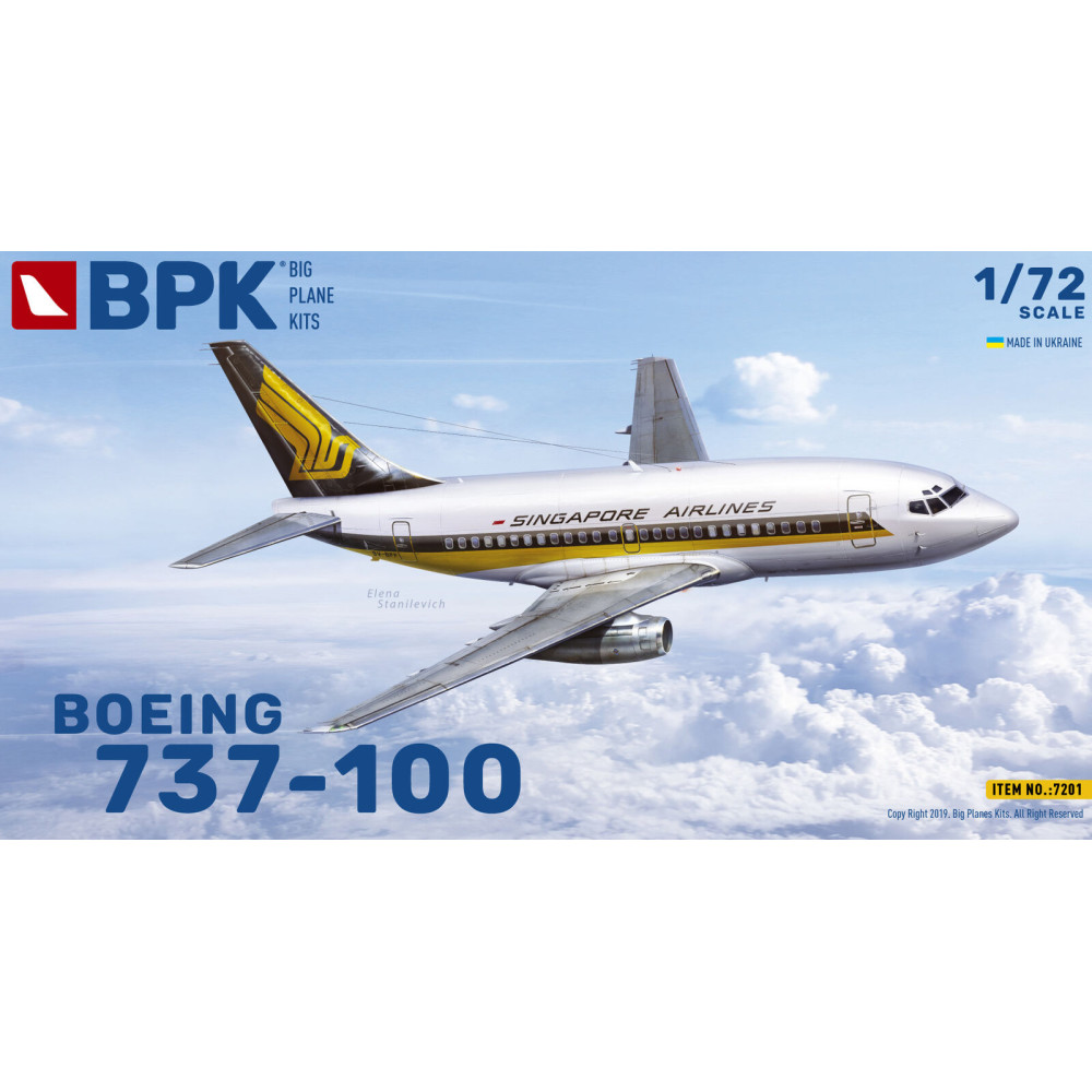BPK 7201 - 1/72 - Aircraft Boeing 737-100 Model Kit Aircraft Model Kits ...