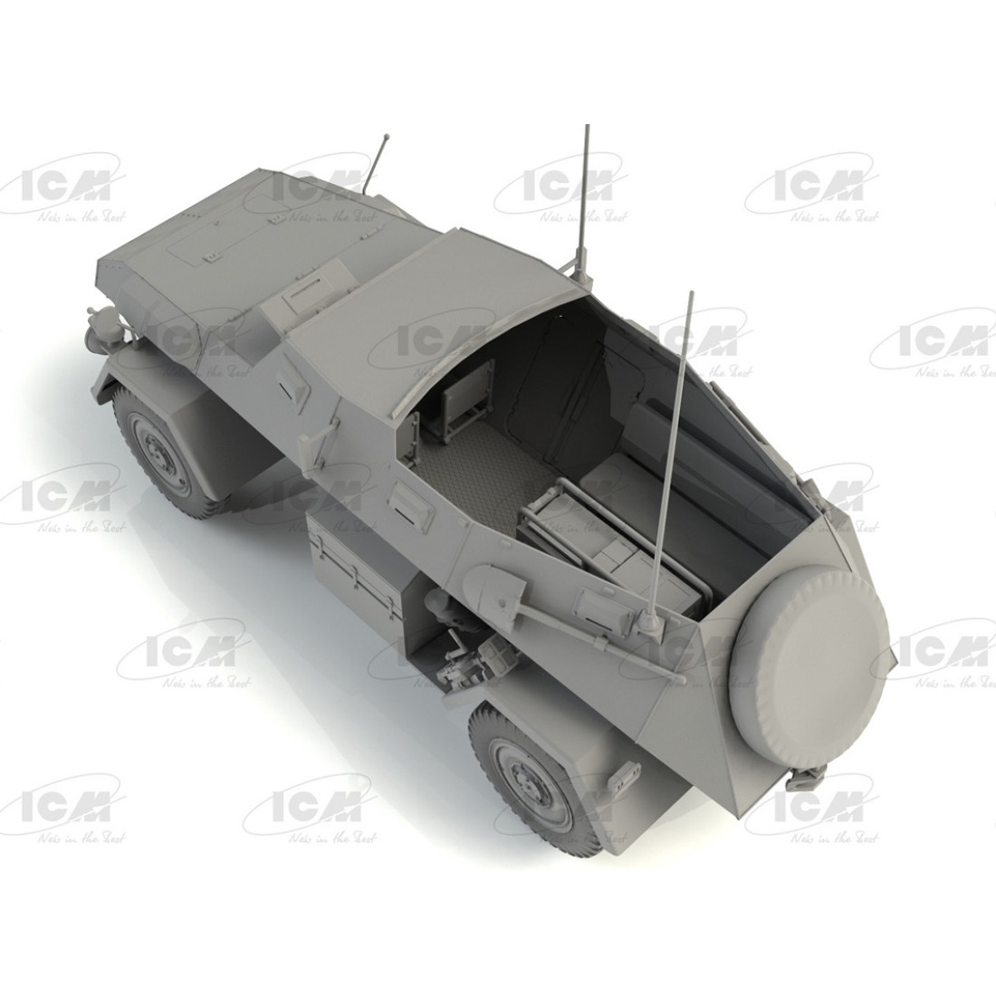 ICM 35111 - 1/35 - Sd.Kfz. 247 Ausf.B with crew.1 scale plastic model ...