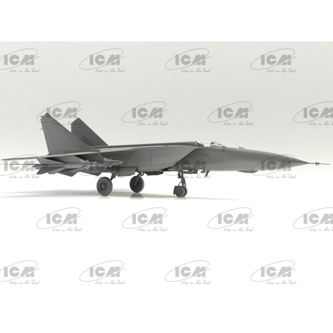 ICM 72177 - 1/72 - MiG-25 PD Soviet fighter-interceptor scale plastic ...
