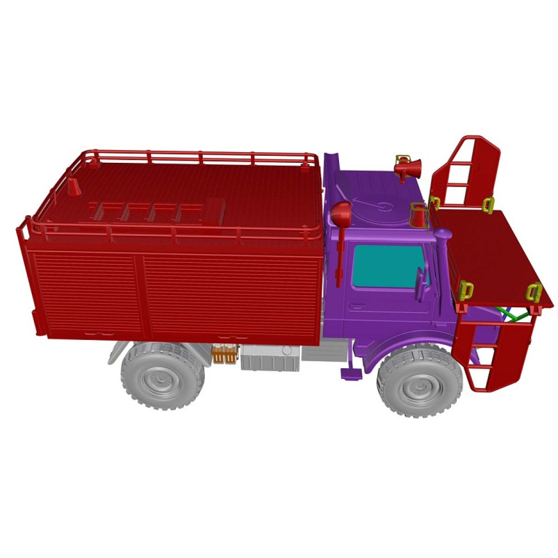 ACE 72452 - 1/72 – Unimog U 1300L Feuerlösch Kfz TLF 1000 scale model ...