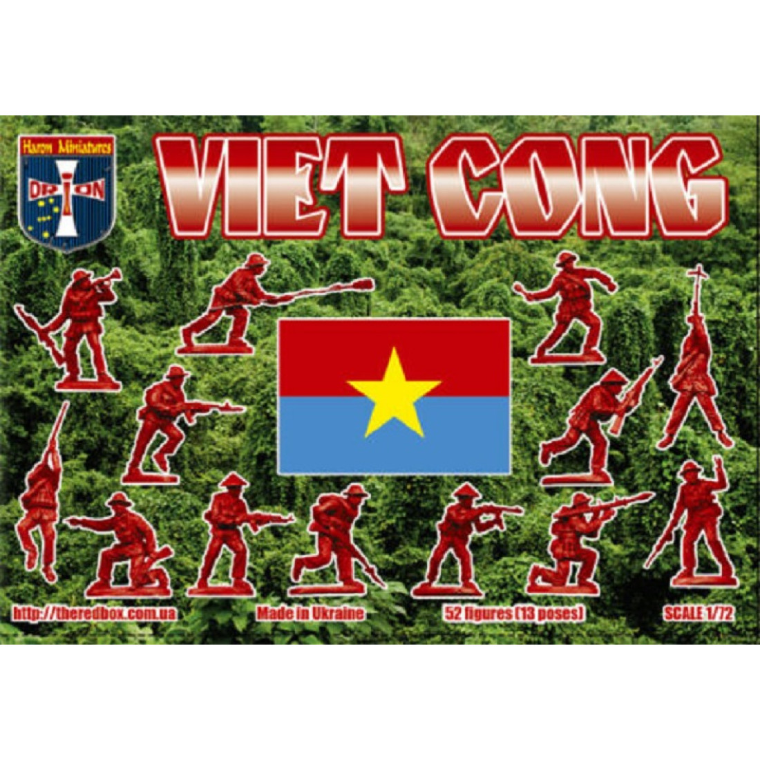 Orion 72059 - 1/72 - Viet Cong (Vietnam War) figures, scale plastic ...
