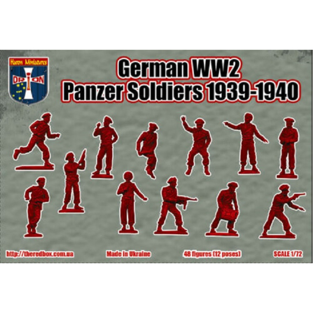 Orion 72058 - 1/72 - German tank crews World War II (1939-1940), scale ...