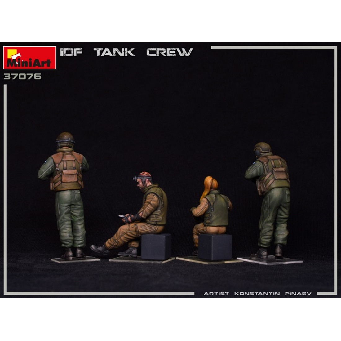 Miniart 37076 - 1/35 IDF Tank Crew.1 scale plastic model kit Military ...
