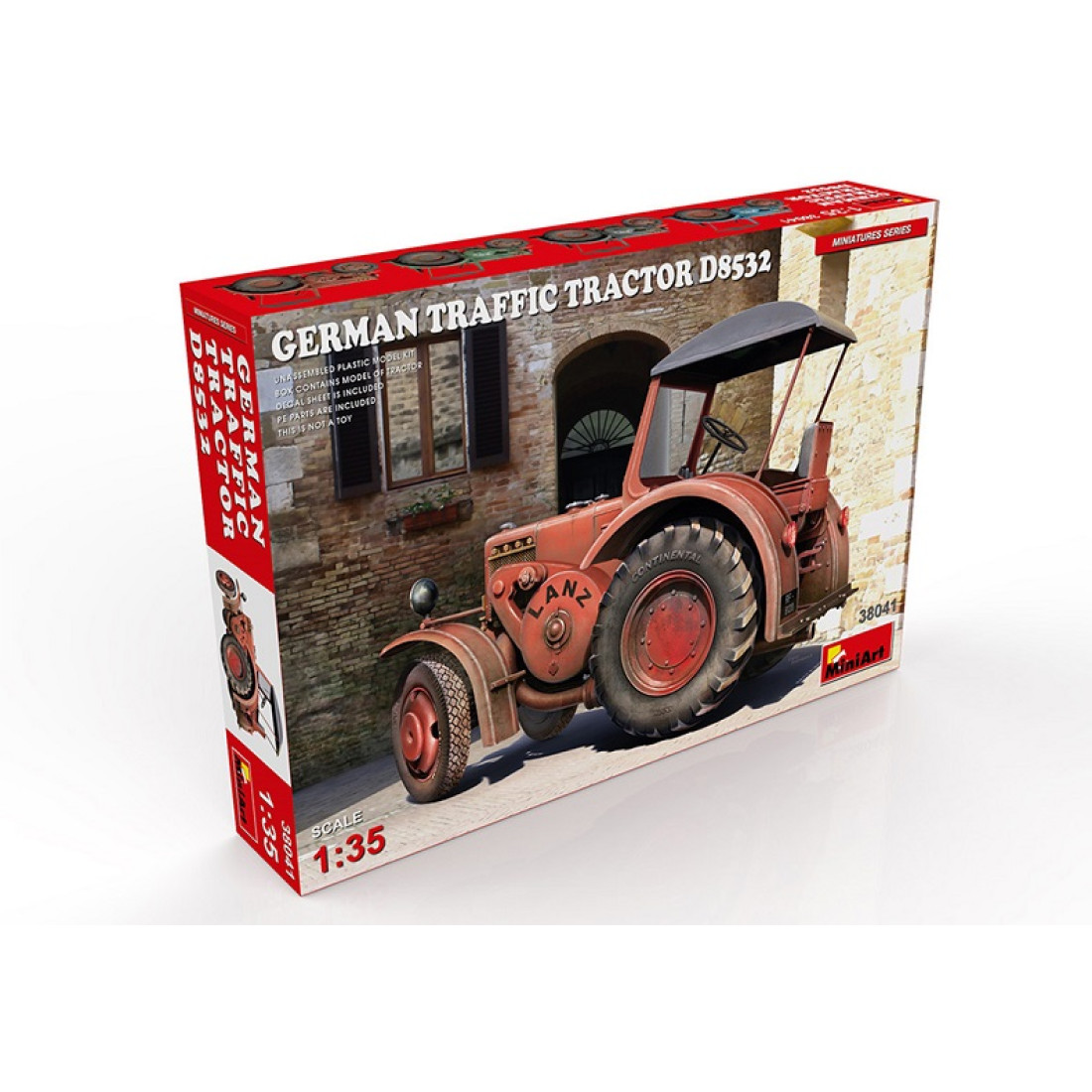Miniart 38041 - 1/35 German traffic tractor D8532 scale plastic model ...