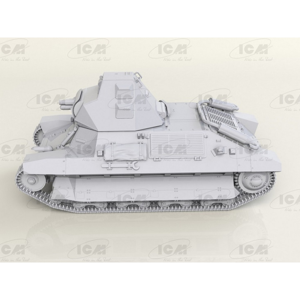 ICM 35338 - 1/35 - FCM 36 with a French tank crew scale plastic model ...