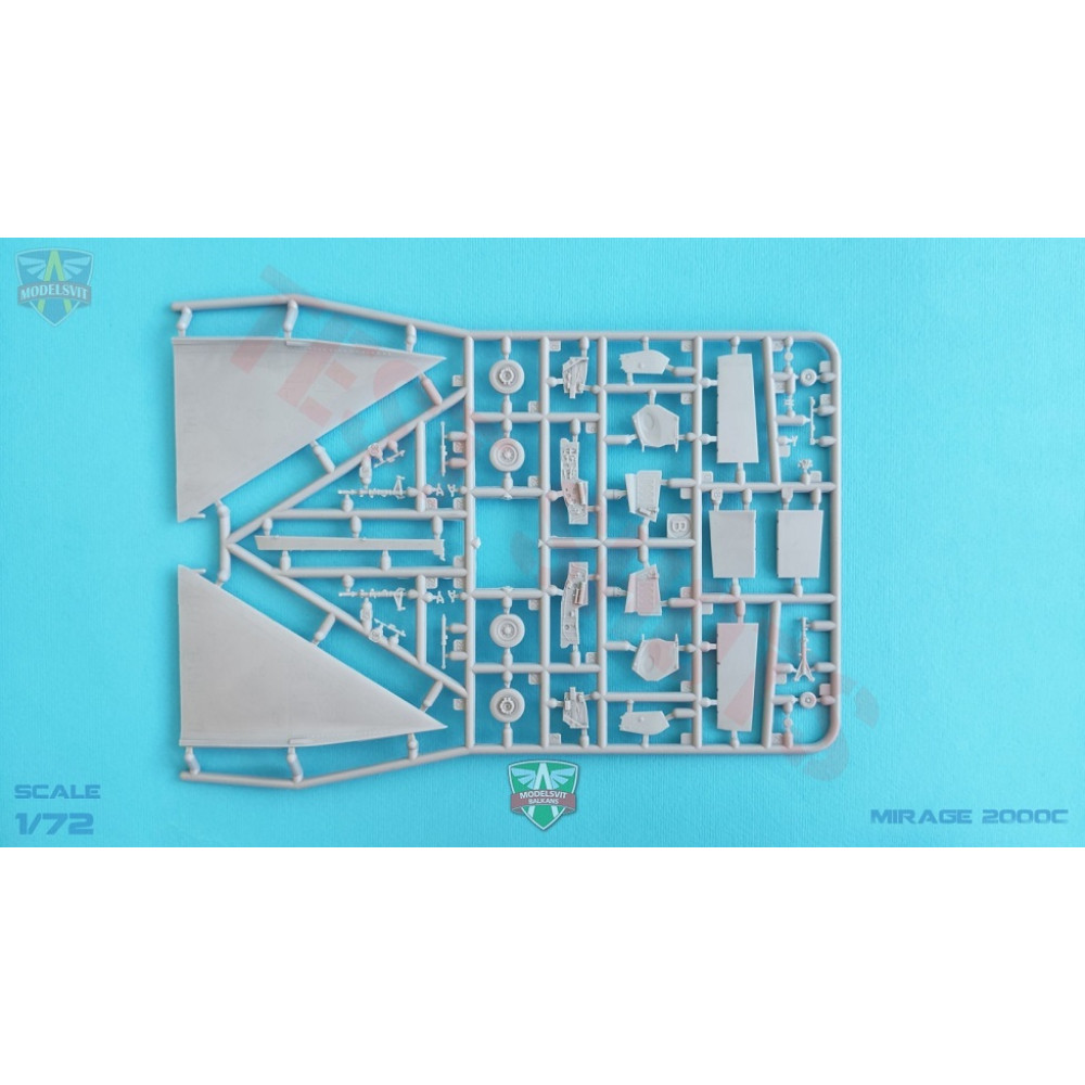 ModelSvit 72073 - 1/72 – Mirage 2000C multirole jet fighter scale ...