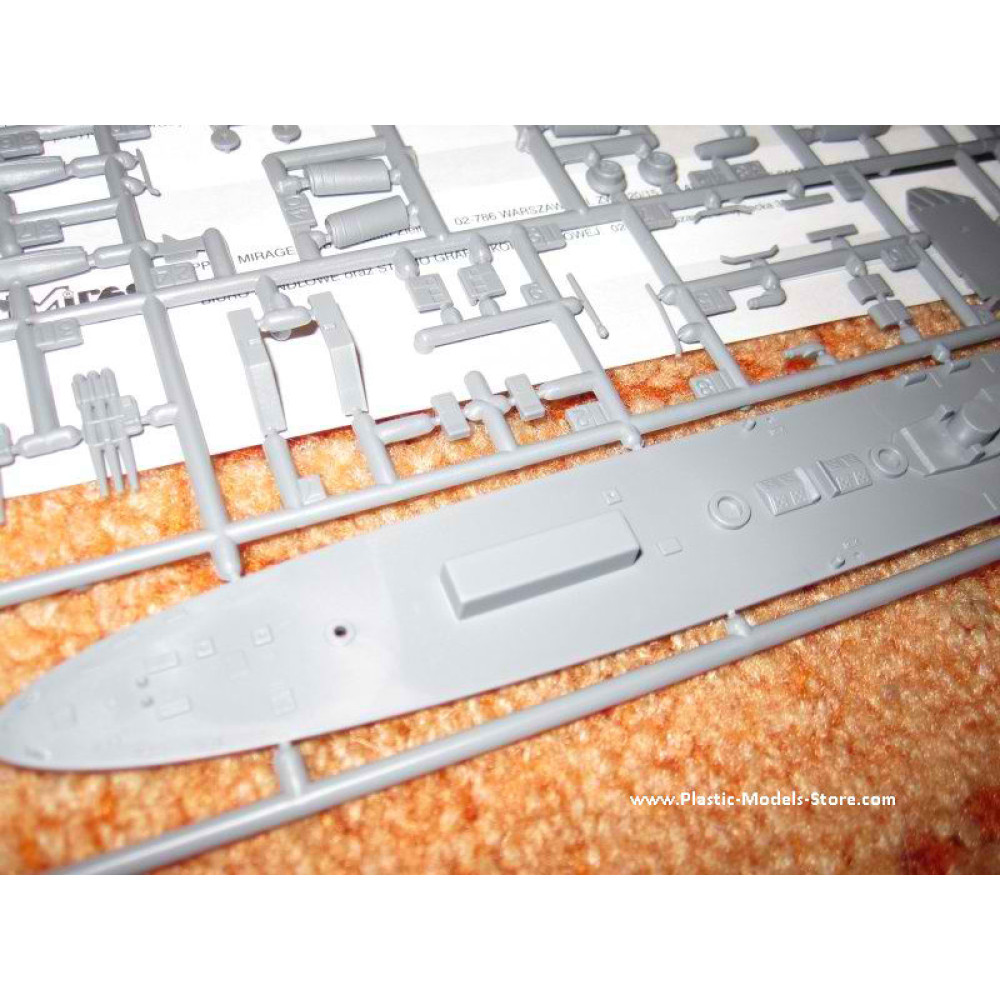 ORP Wicher 1935 Polish ship Destroyer WWII 1/400 Mirage 40068 Model Kit ...