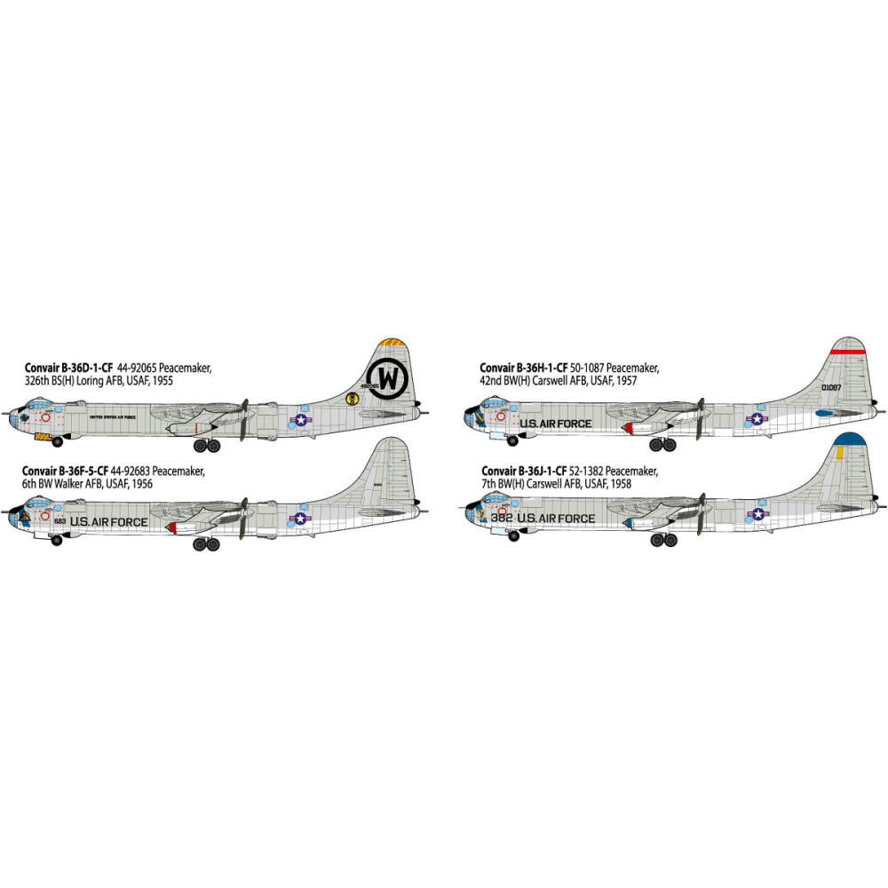 Roden 337 - 1/144 - Convair B-36D Peacemaker aircraft scale model ...