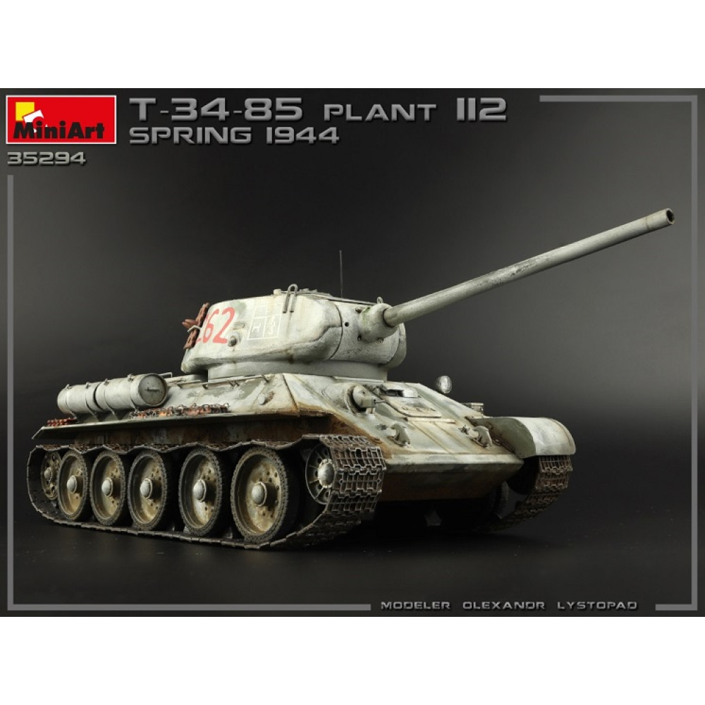 Miniart 35294 - 1/35 T-34/85 PLANT 112. SPRING 1944. INTERIOR KIT scale ...
