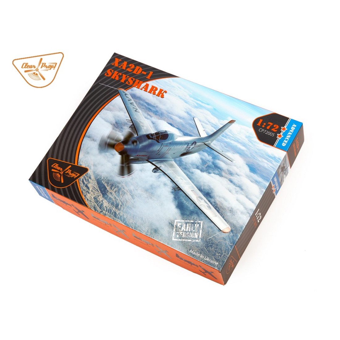 Clear Prop CP72005 - 1/72 XA2D-1 Skyshark, Advanced kit scale model ...
