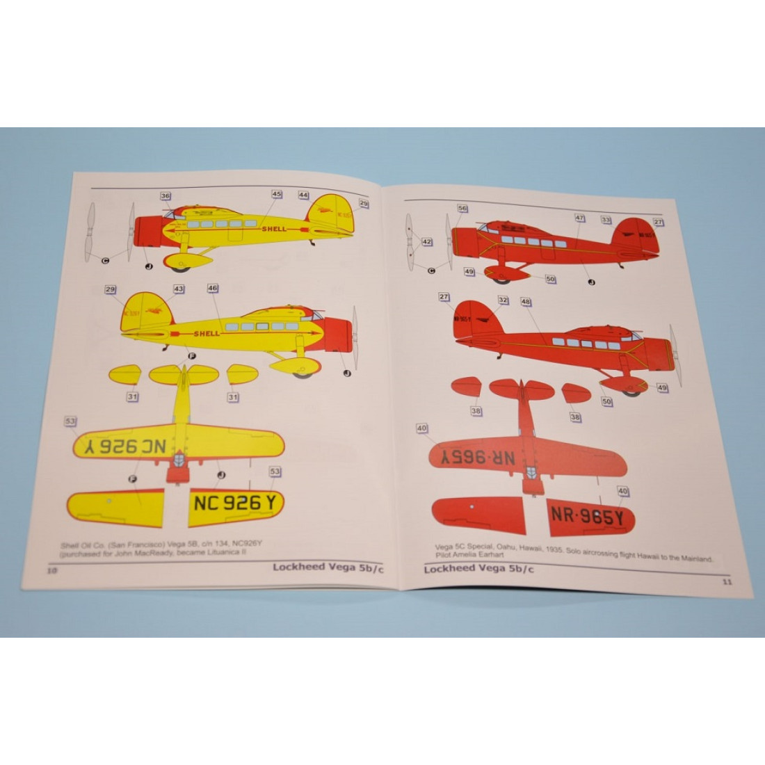 Dora Wings 48024 - 1/48 Lockheed Vega 5C, Airplane scale plastic model ...