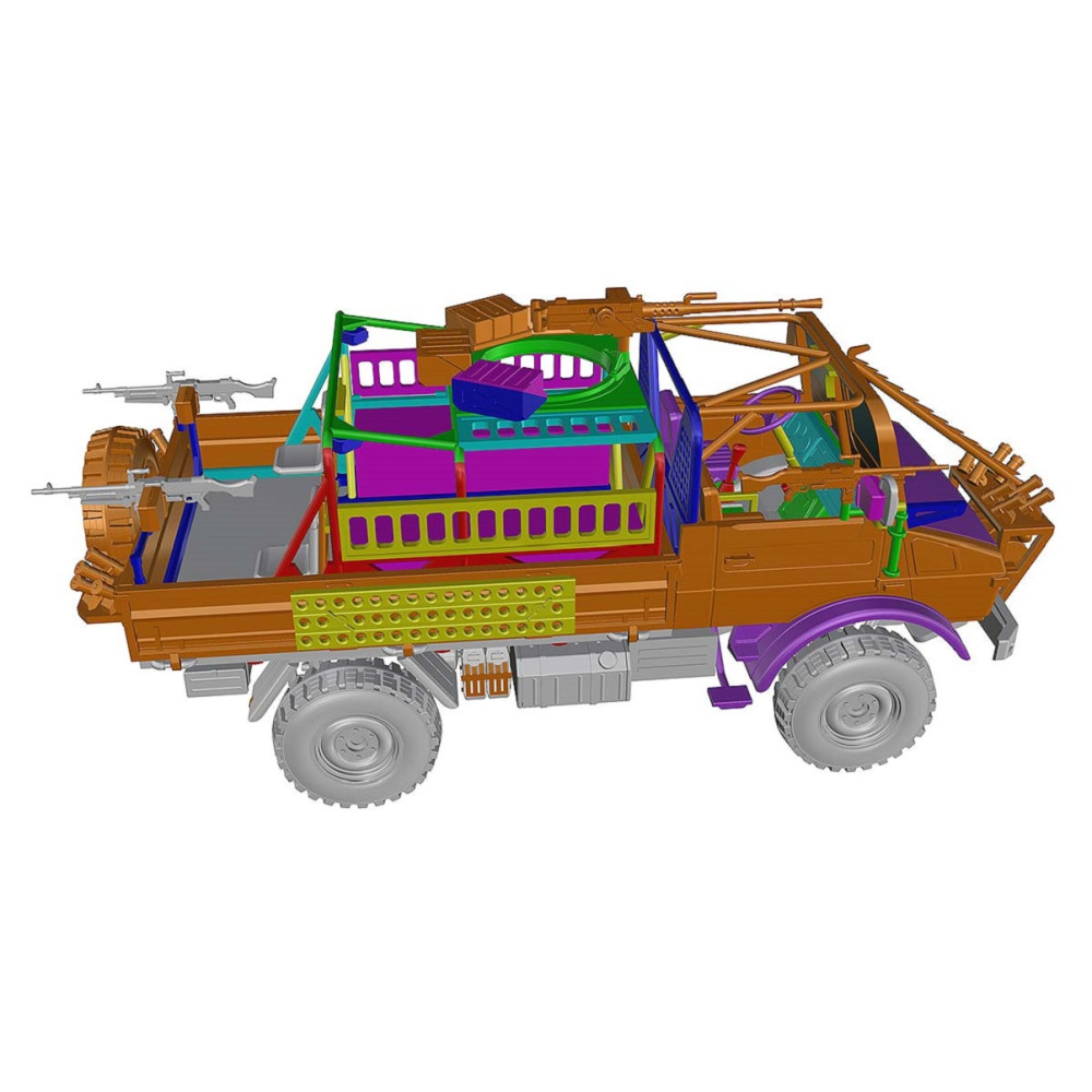 ACE 72458 - 1/72 - JACAM 4x4 Unimog for long-range patrol missions ...