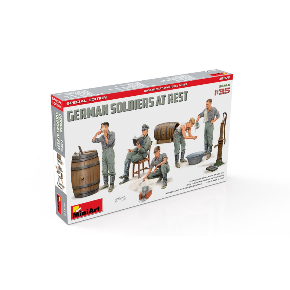 Miniart 35378 - 1/35 German Soldiers at rest. special edition scale ...
