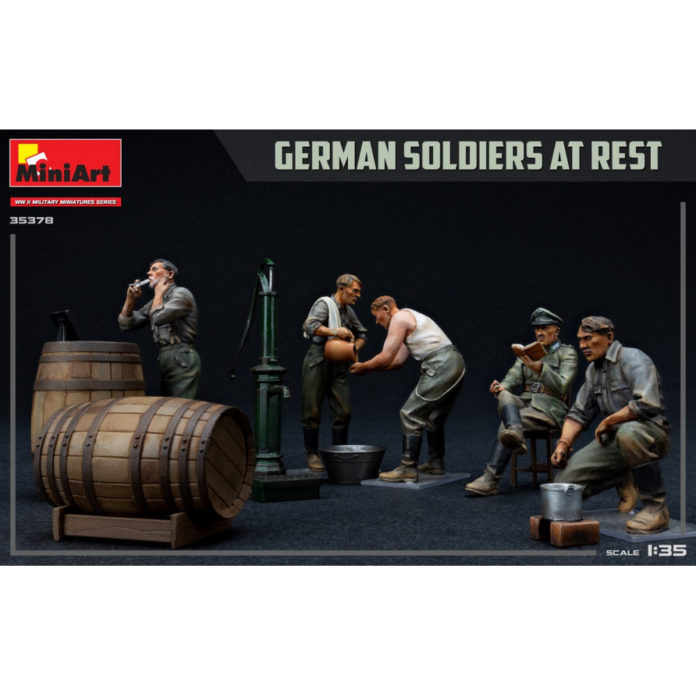 Miniart 35378 - 1/35 German Soldiers at rest. special edition scale ...