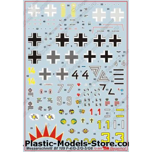 Kamov Ka-50(52) Hokum family decals 1/48 BEGEMOT 48018 Model Kit Decals ...