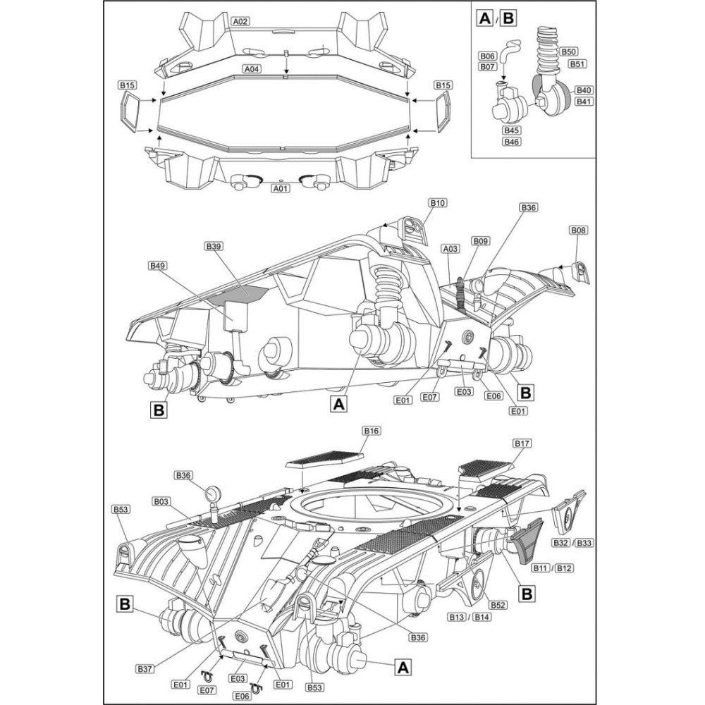 ACE 72459 - 1/72 EBR-75 mod.1951 w/FL-11 turret recon. Vehicle, scale ...