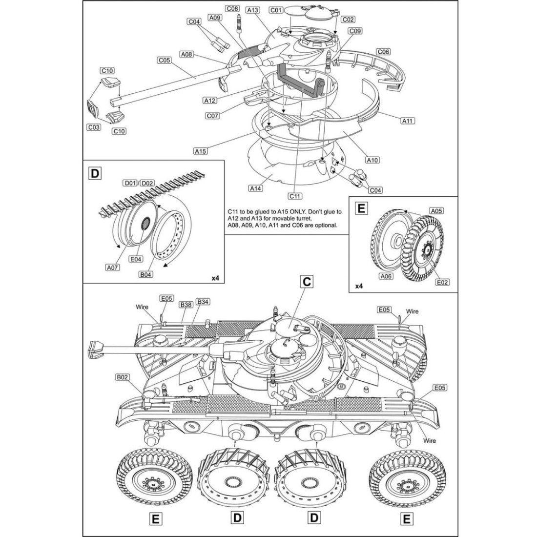 ACE 72459 - 1/72 EBR-75 mod.1951 w/FL-11 turret recon. Vehicle, scale ...