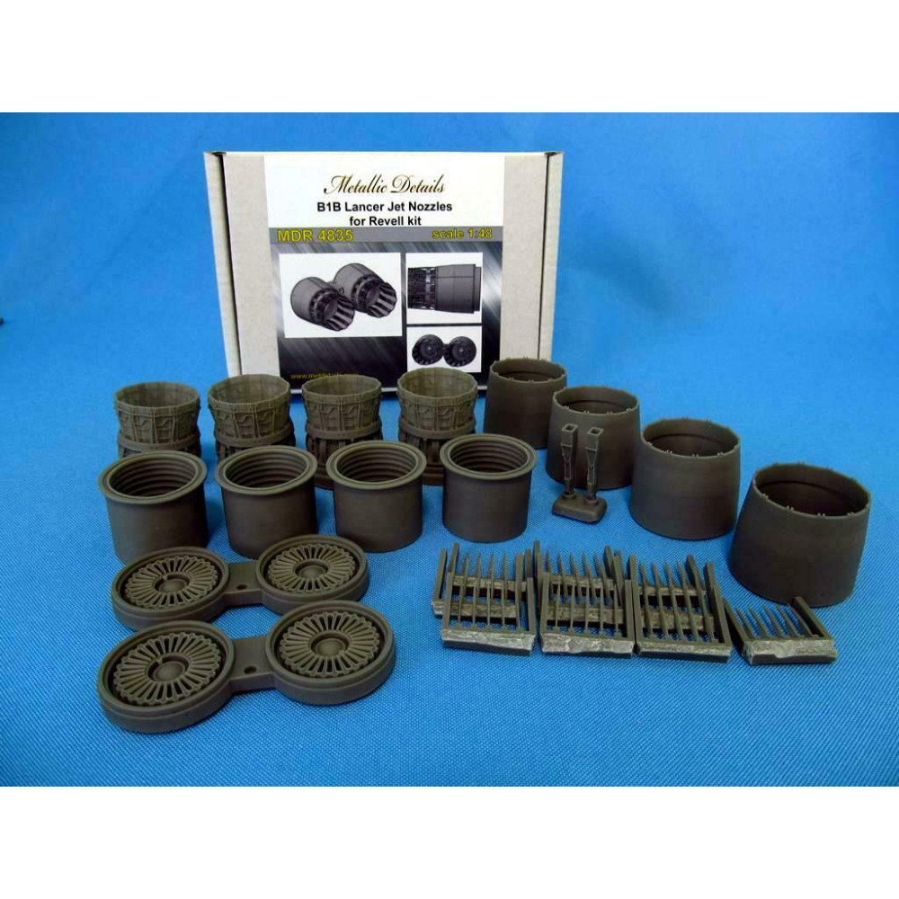 Metallic Details MDR4835 - 1/48 - B-1B Lancer. Jet nozzles (Revell ...
