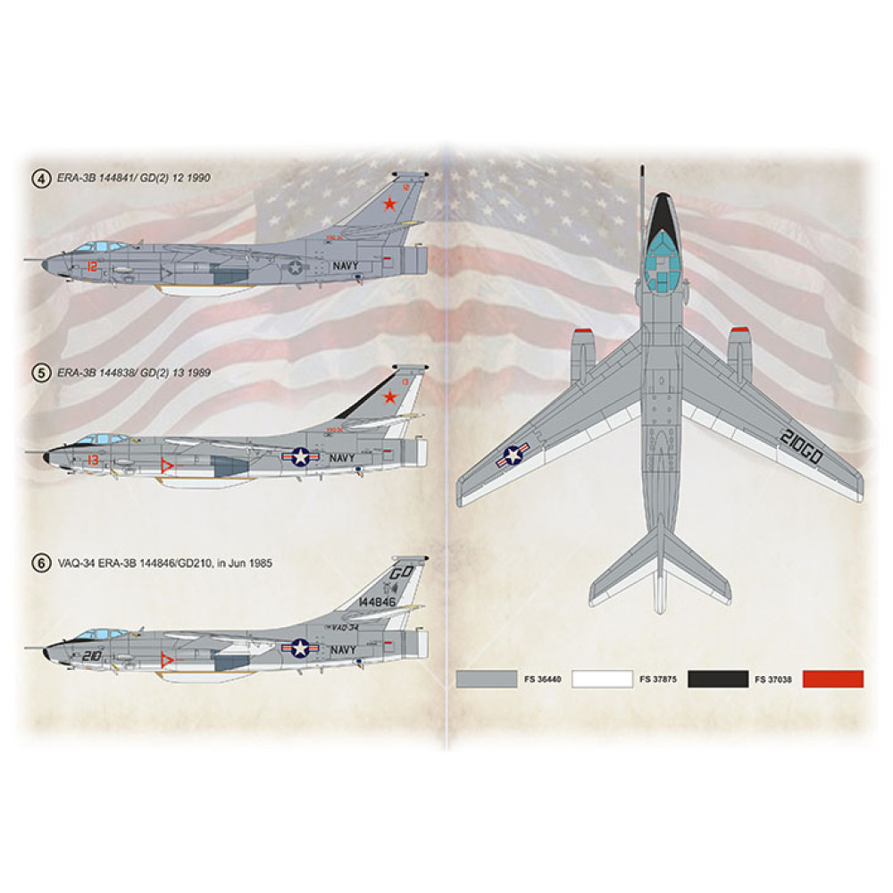 Print Scale 72-438 - 1/72 ERA-3B Skywarrior Electroniс Aggressors Part ...