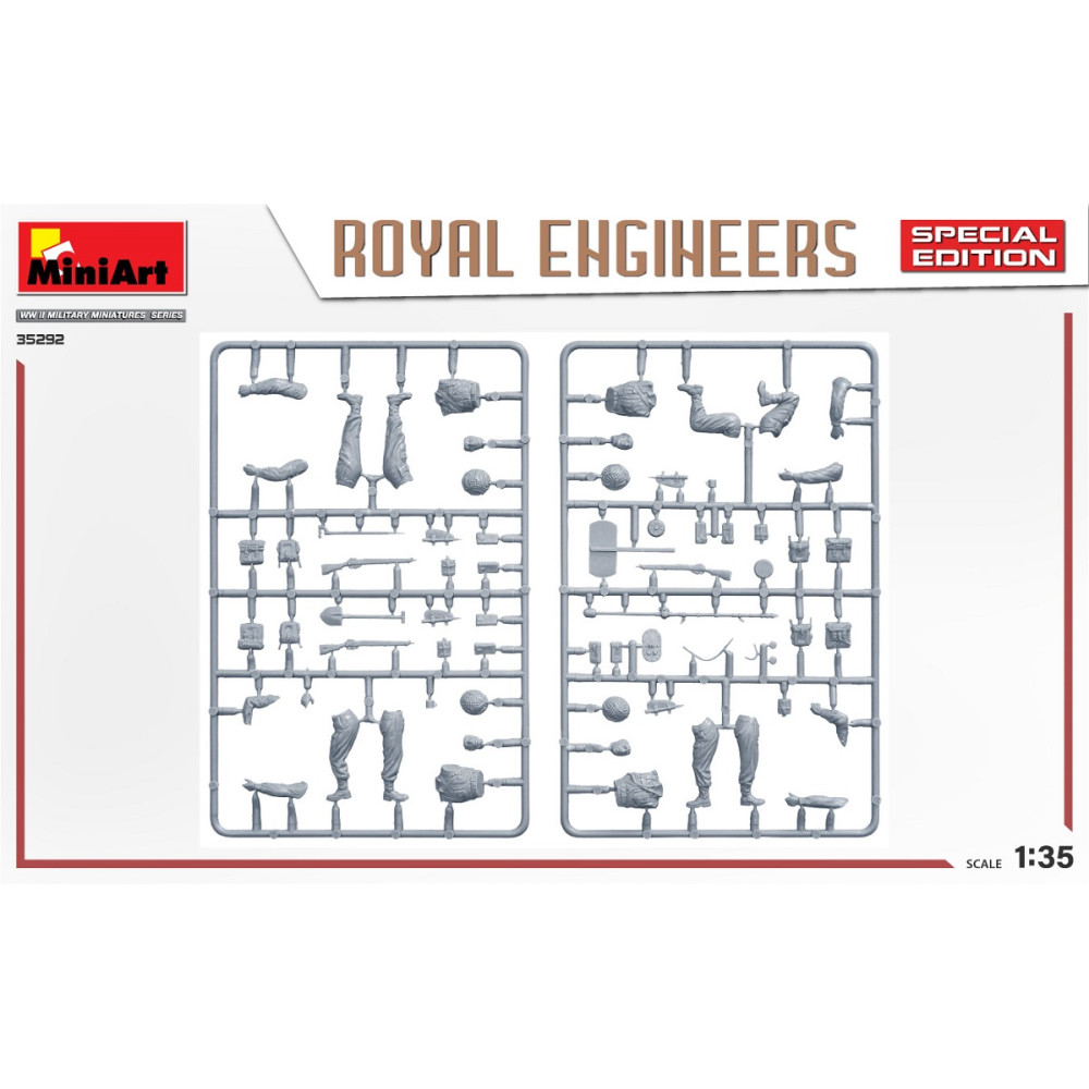 Miniart 35292 - 1/35 Royal Engineers. Special issue scale plastic model ...
