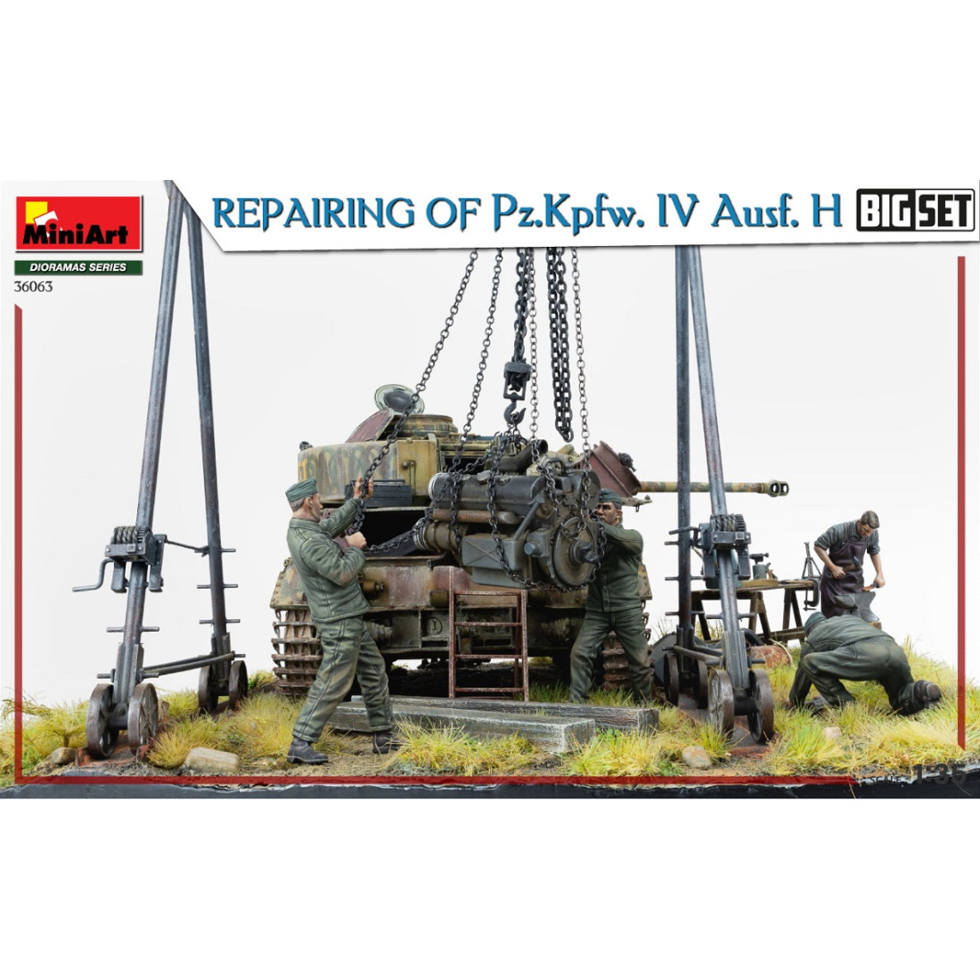 Miniart 36063 - 1/35 Repair service of the Pz.Kpfw. IV Ausf. H. (Large ...