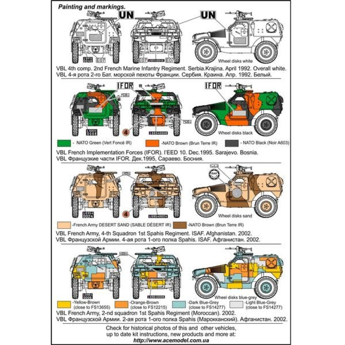 ACE 72420 - 1/72 VBL (Light Armored Car) short wheelbase. 7.62 MG model ...