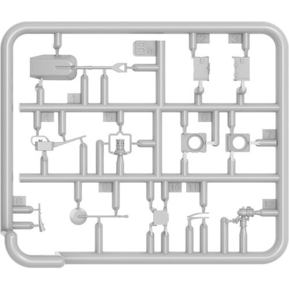 Miniart 35572 - 1/35 Railway tools and equipment scale model kit Model ...