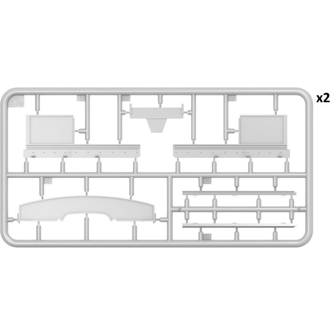 Miniart 38026 - 1/35 Trams series "X" (medium type) scale model kit ...