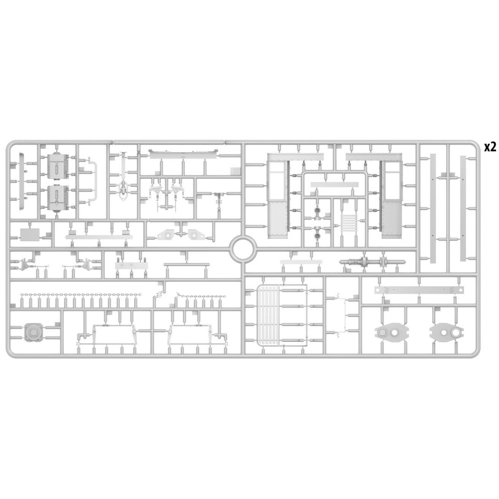 Miniart 38026 - 1/35 Trams series "X" (medium type) scale model kit ...