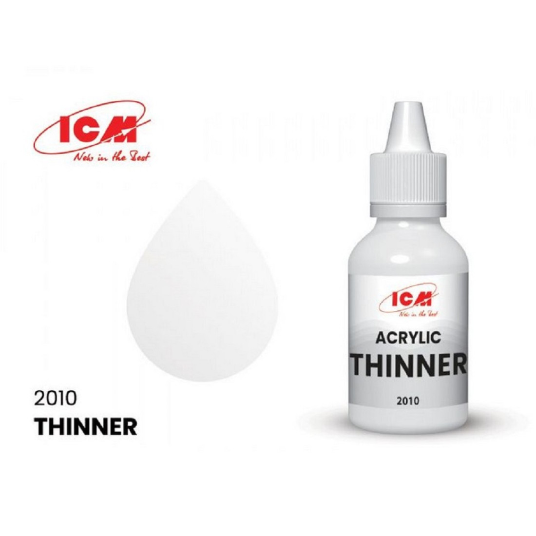ICM 2010 Thinner for acrylic paint - 50 ml. Model Kit Paint ...