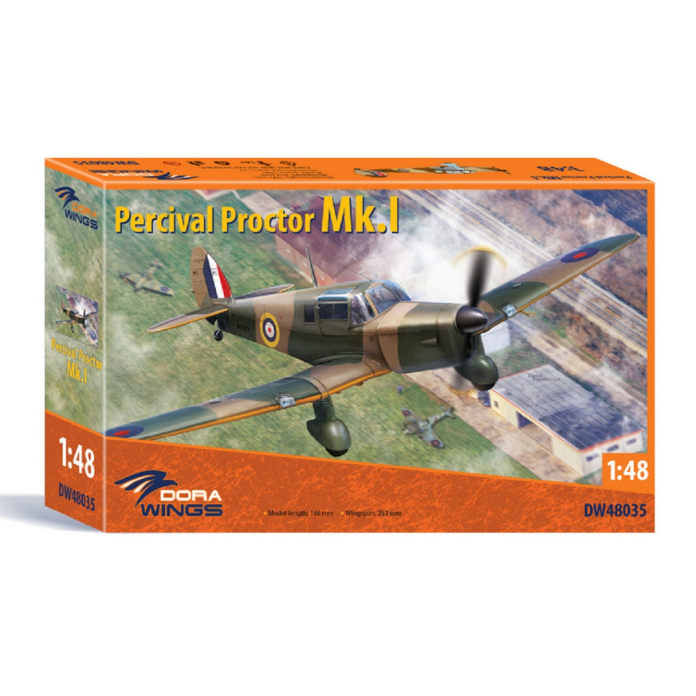 Dora Wings DW48035 - 1/48 Percival Proctor Mk.I, scale plastic model ...