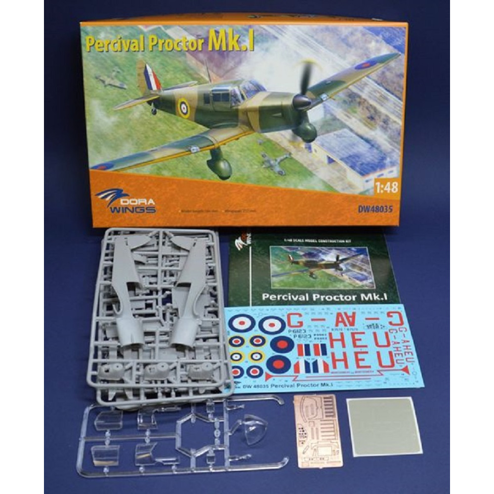 Dora Wings DW48035 - 1/48 Percival Proctor Mk.I, scale plastic model ...