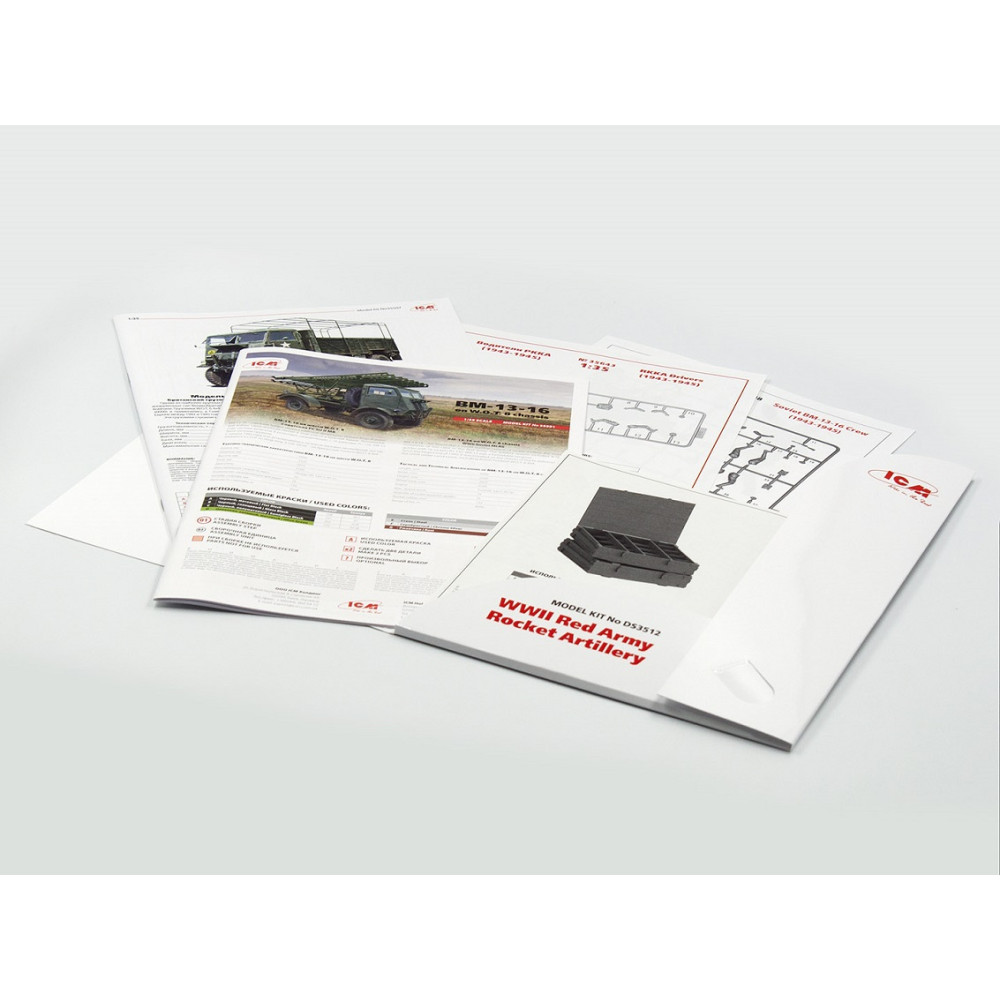 ICM DS3512 - 1/35 Red Army Rocket Artillery WWII, scale model kit Model ...