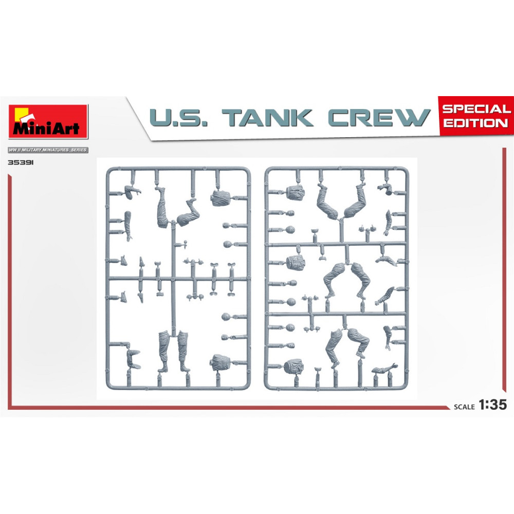 Miniart 35391 - 1/35 U.S. TANK CREW. SPECIAL EDITION, scale plastic ...
